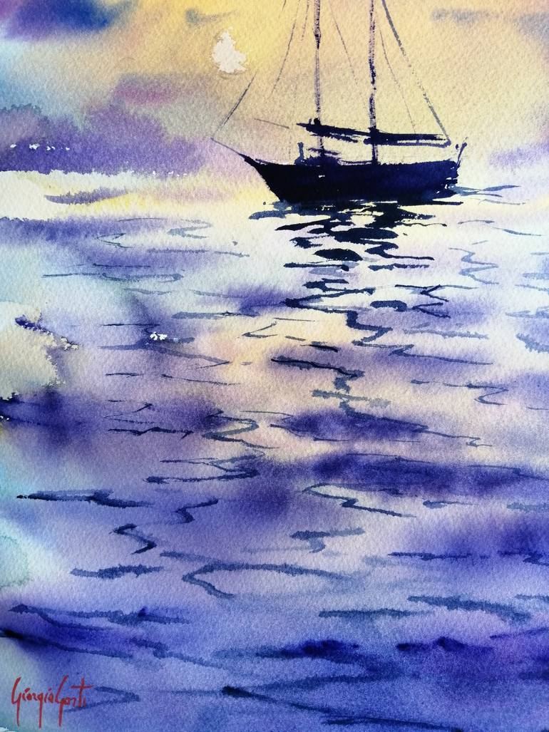 boats 84 Painting by Giorgio Gosti | Saatchi Art