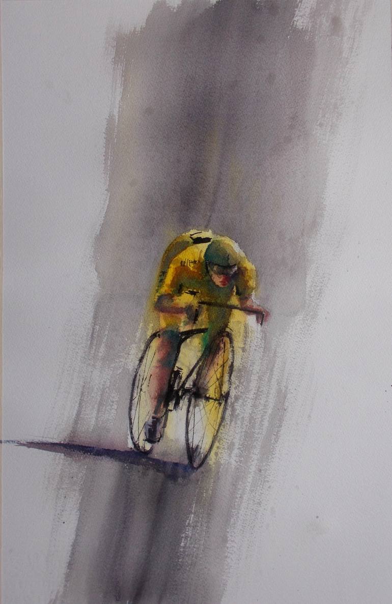 cycling 7 Painting by Giorgio Gosti | Saatchi Art