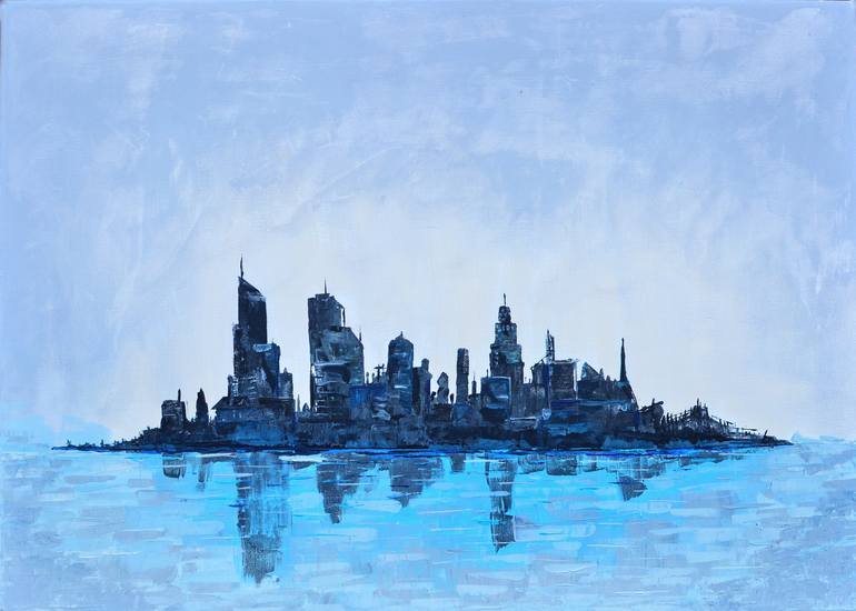 Lost City Painting by Ivelina Popova-Kia | Saatchi Art