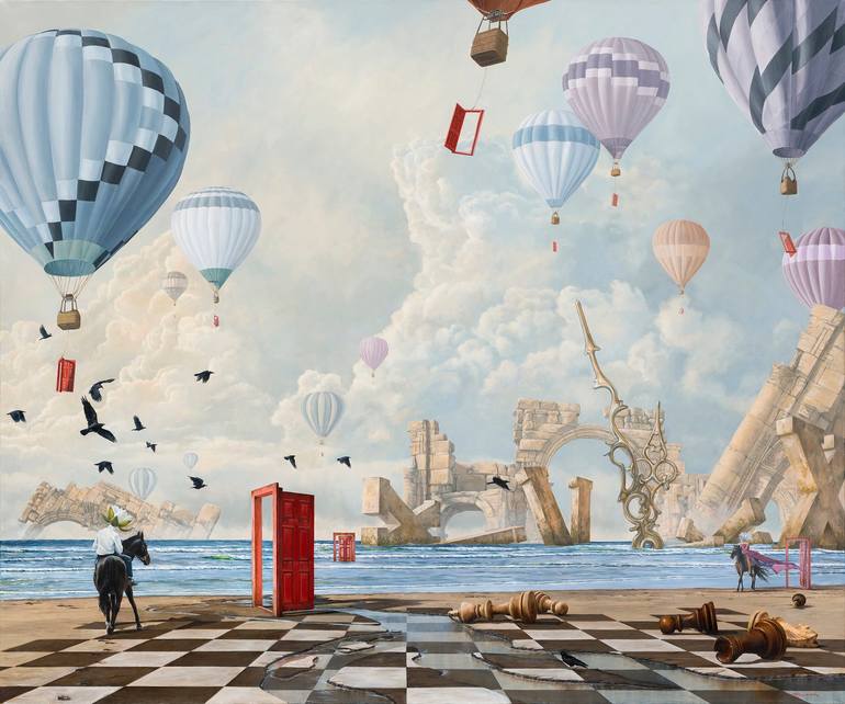 Ephemeral Crossroads Painting by William Higginson | Saatchi Art