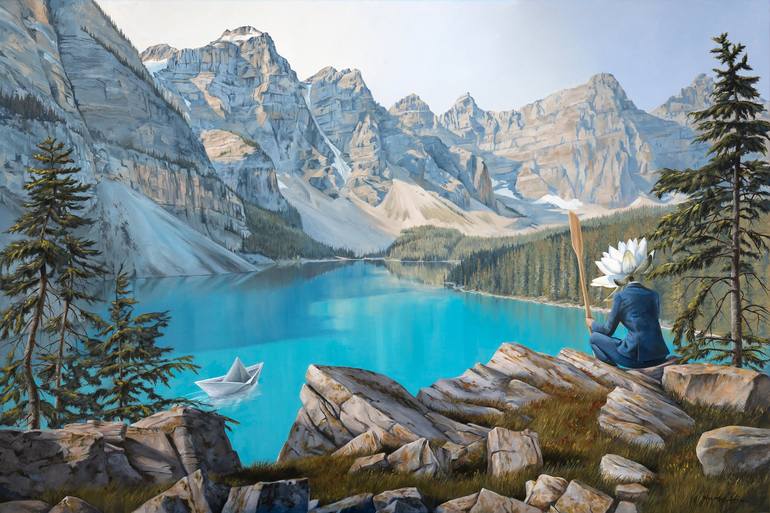 The Overflow II Painting by William Higginson | Saatchi Art