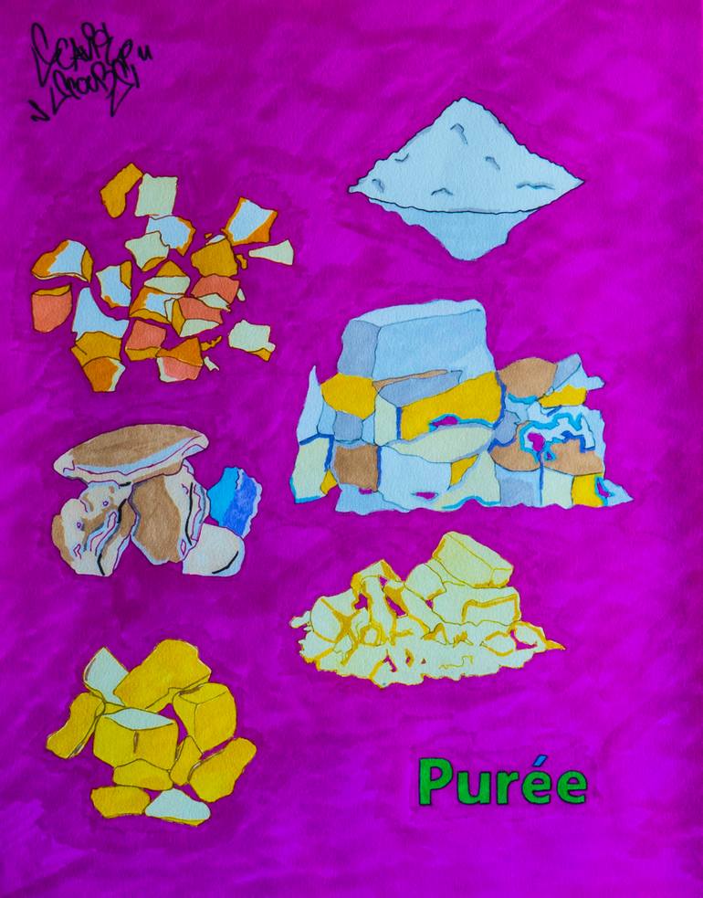 Purée Drawing by Scavie Scoobs | Saatchi Art