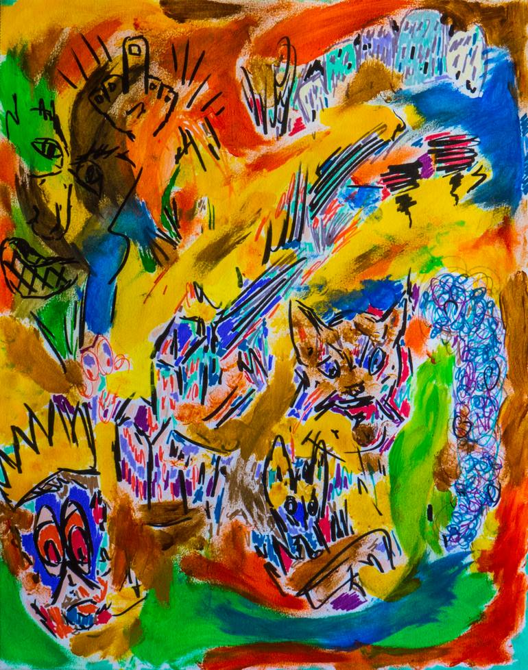 Colors Painting by Scavie Scoobs | Saatchi Art