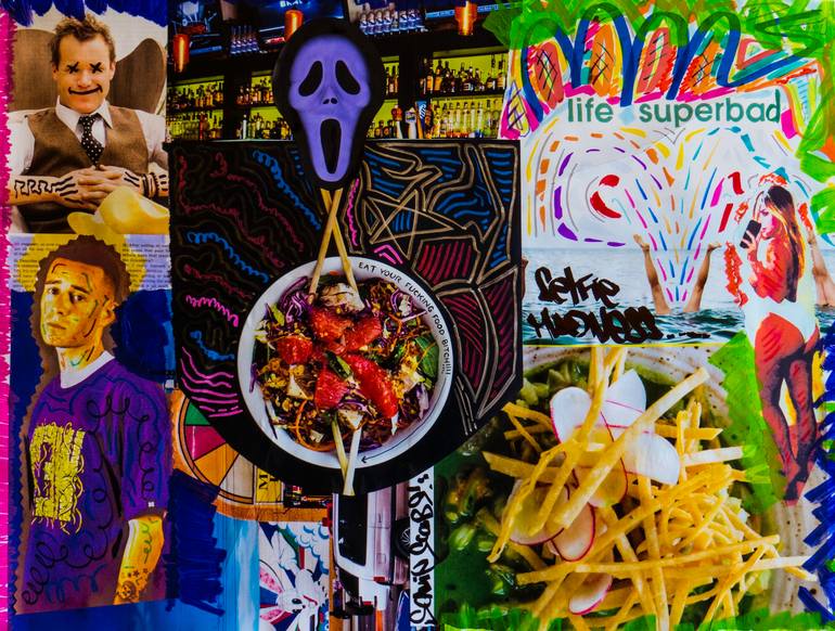 Culinary Art Collage by Scavie Scoobs | Saatchi Art