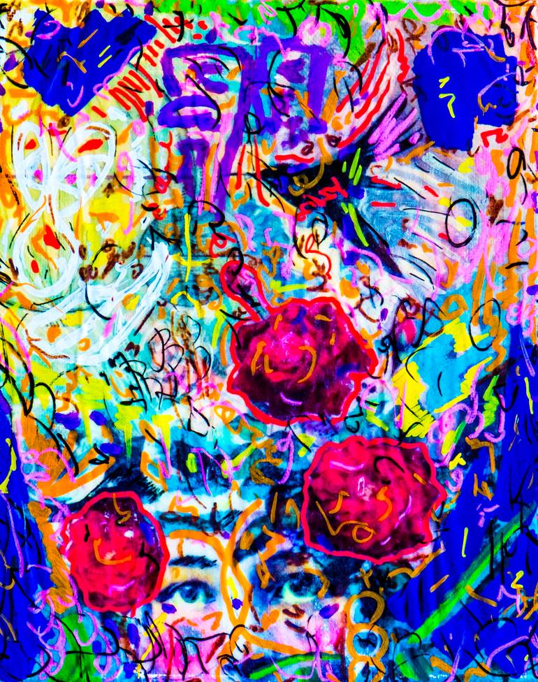 Eyes in the Sky Painting by Scavie Scoobs | Saatchi Art