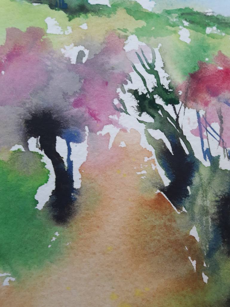 Sweet Mallorca Painting by Karina Plachetka | Saatchi Art