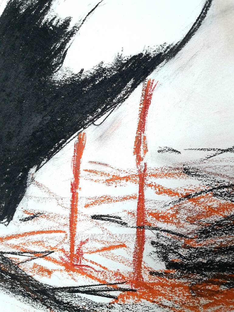 Storch Drawing by Karina Plachetka | Saatchi Art