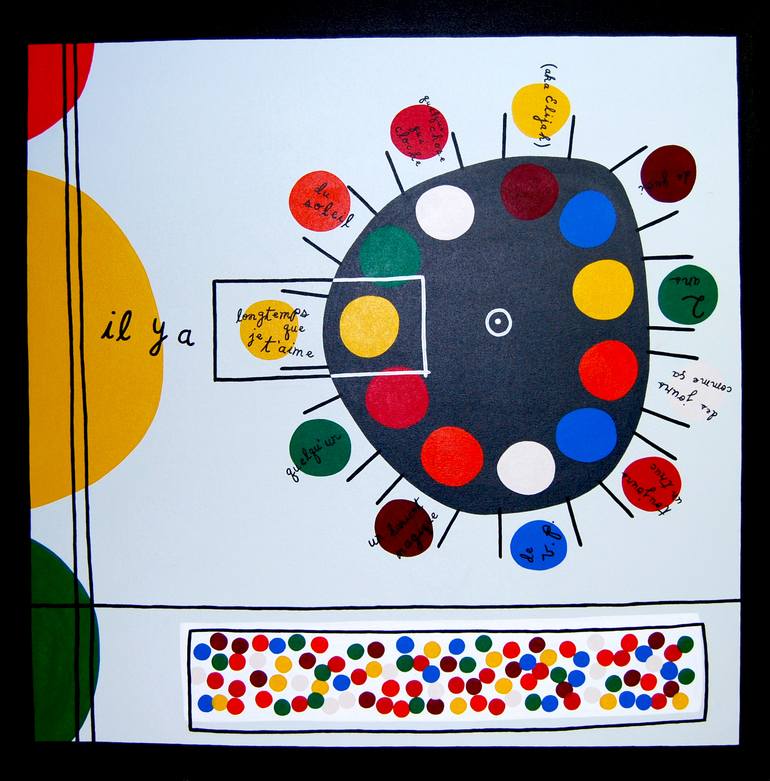 il y a Painting by Michael Quinlan | Saatchi Art