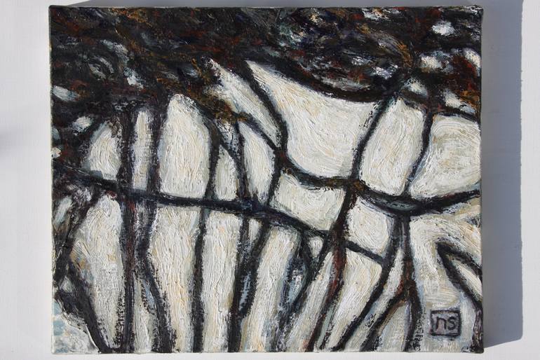 The lake Painting by Nicolas Simon | Saatchi Art