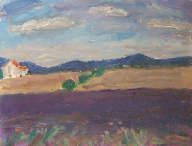 valensole 4 Painting by Michael Rickard | Saatchi Art