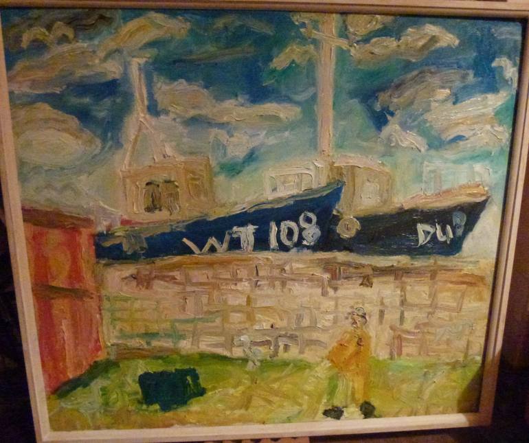 duga tirim Painting by Michael Rickard | Saatchi Art