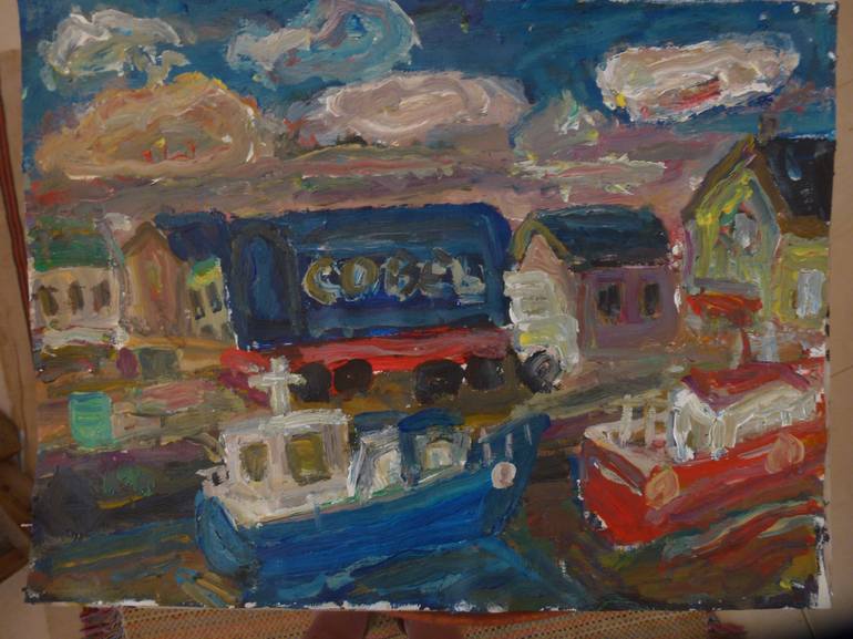 stoirmiul Painting by Michael Rickard | Saatchi Art