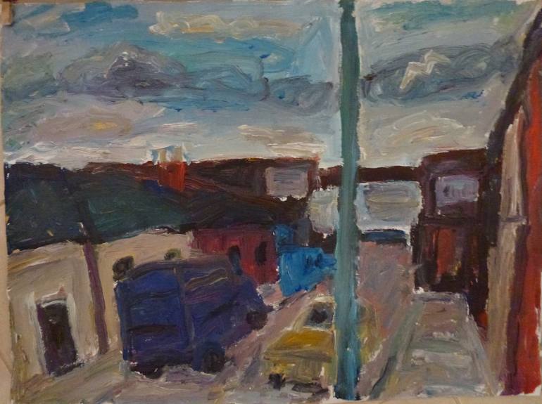 north strand Painting by Michael Rickard | Saatchi Art
