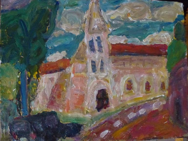 eaglais Painting by Michael Rickard | Saatchi Art