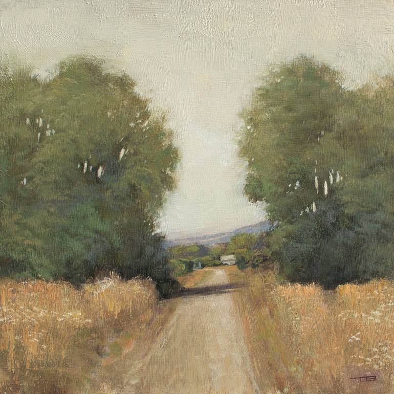 Summer Road 230712 Painting by Don Bishop | Saatchi Art