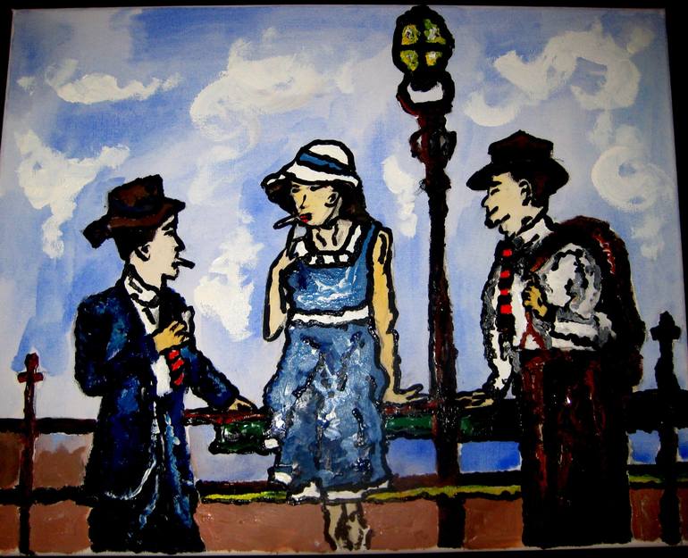 The Game of Life Painting by Katrina Sheikh | Saatchi Art