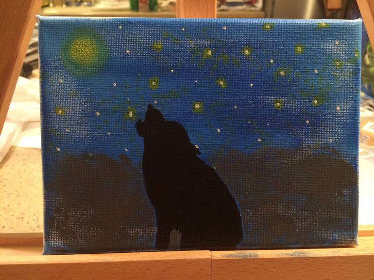 Howler Painting by Julianna Andrasi | Saatchi Art