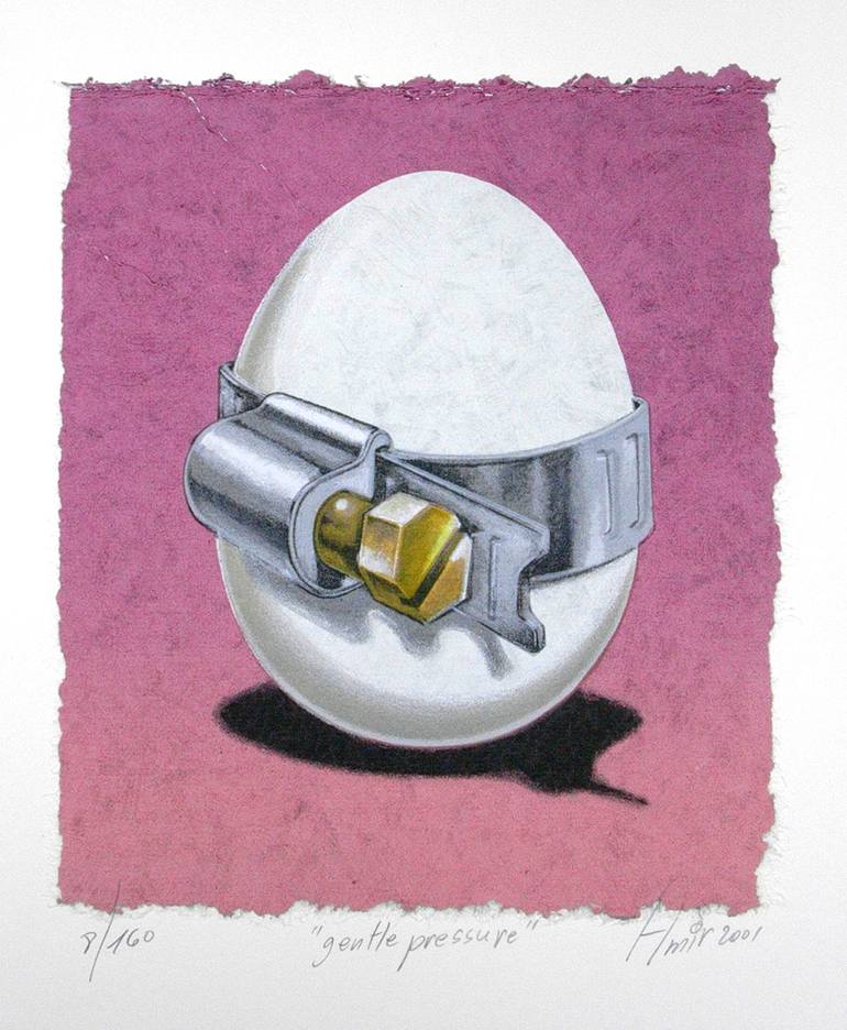 gentle pressure Printmaking by Amir Sharon | Saatchi Art