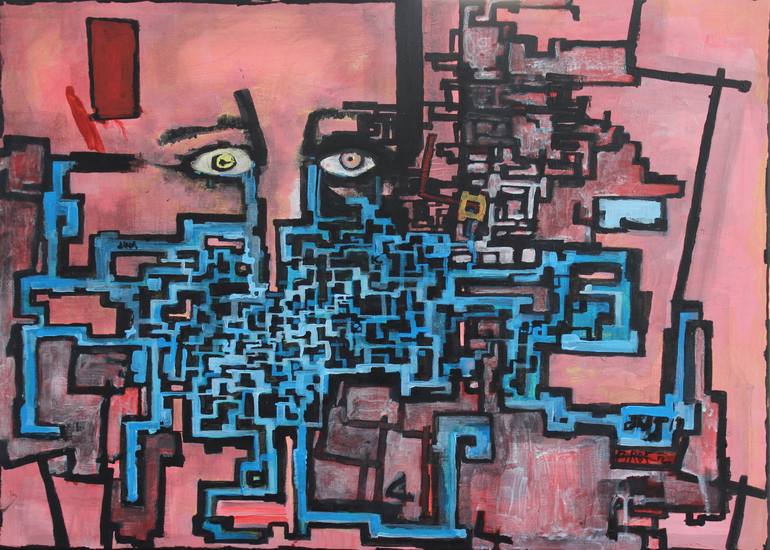 The Great Failure Painting by Jan Piroš | Saatchi Art