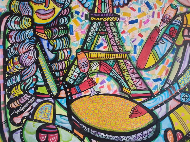 I Love you. Paris Painting by Laurentiu Dimisca | Saatchi Art