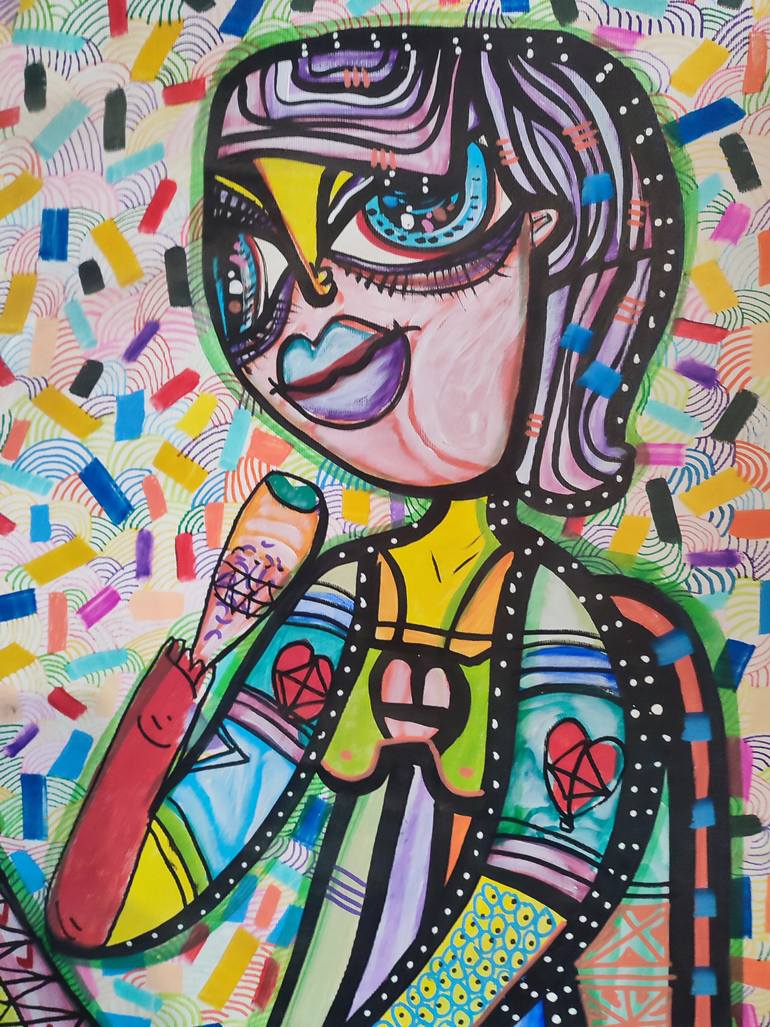 I Love you. Paris Painting by Laurentiu Dimisca | Saatchi Art