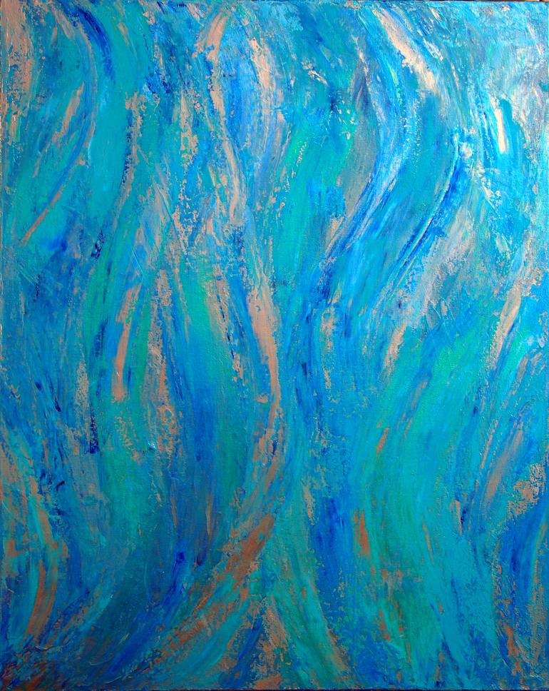 Undulating Painting by Tristina Dietz Elmes | Saatchi Art