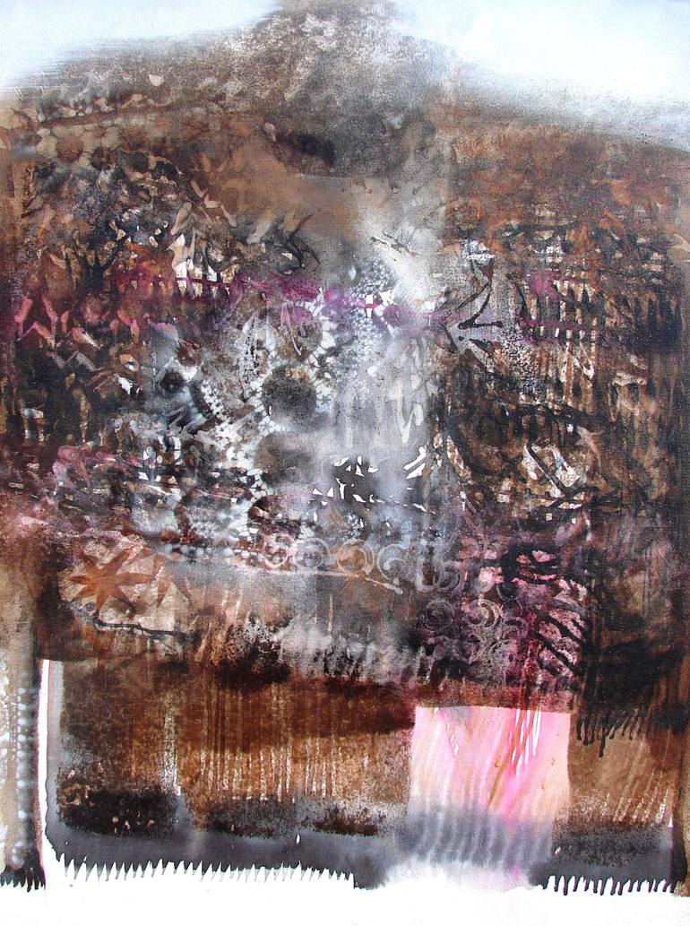 Visitation of Flowering Birds Painting by Costin Brateanu | Saatchi Art