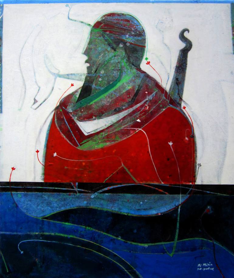 BLIND SAINT Painting by al-akhir sarker | Saatchi Art