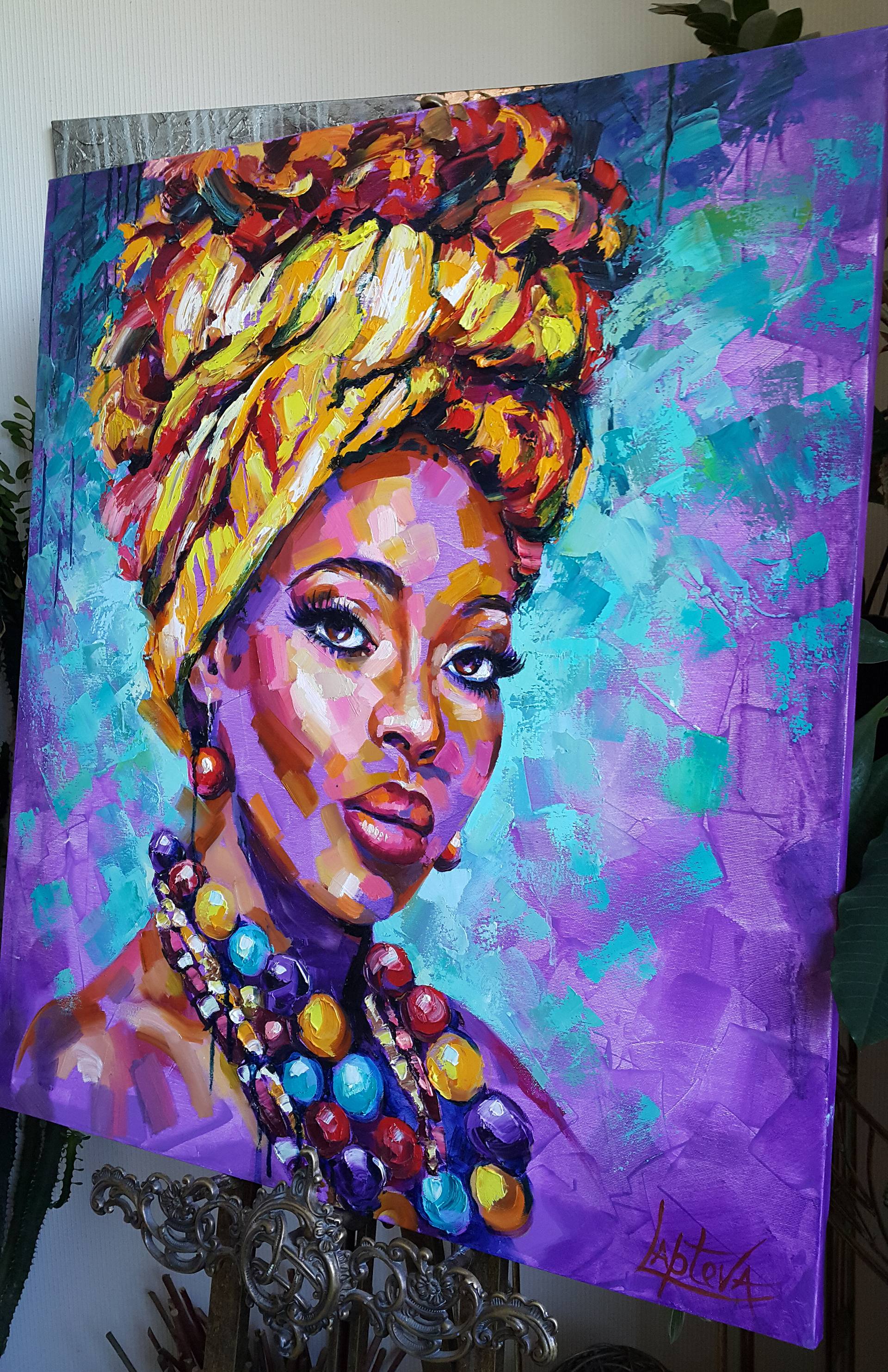 Digital Prints Prints Portrait african woman print Painting female ...