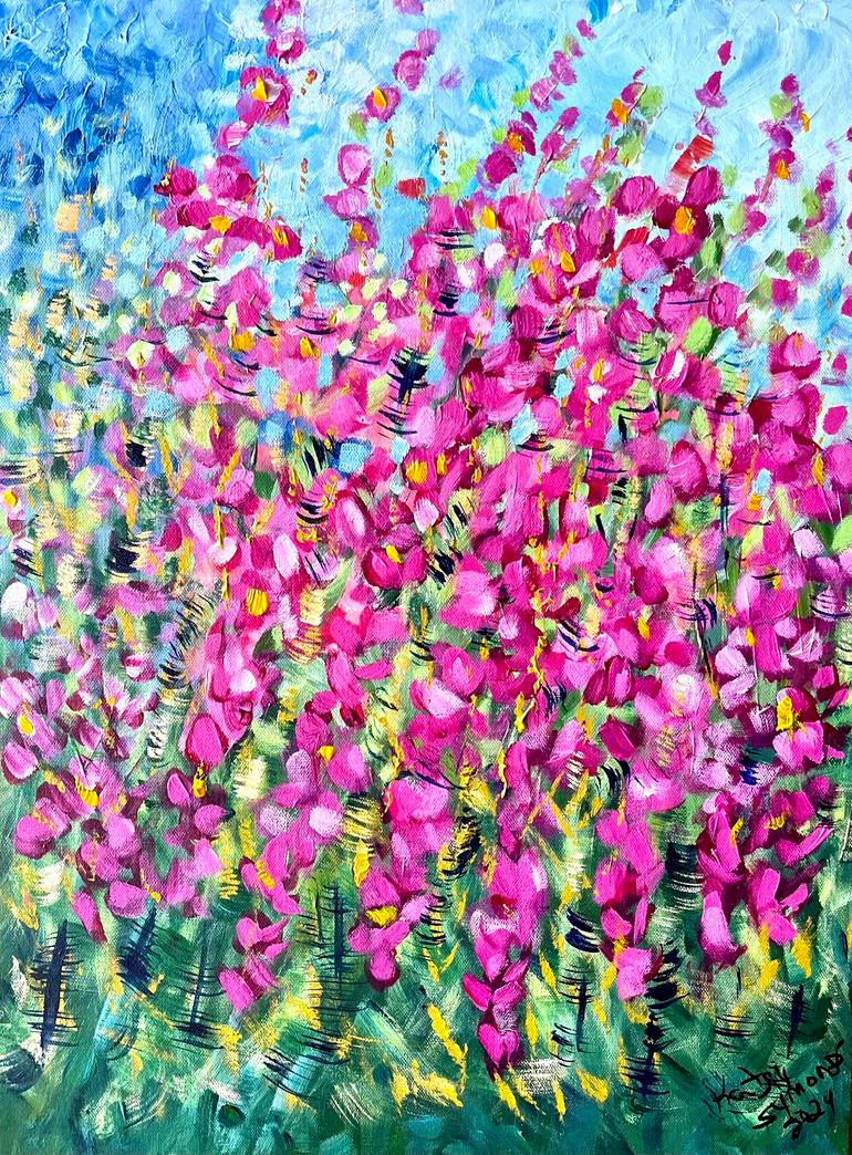 Glad To See You Painting by Kathy Symonds | Saatchi Art