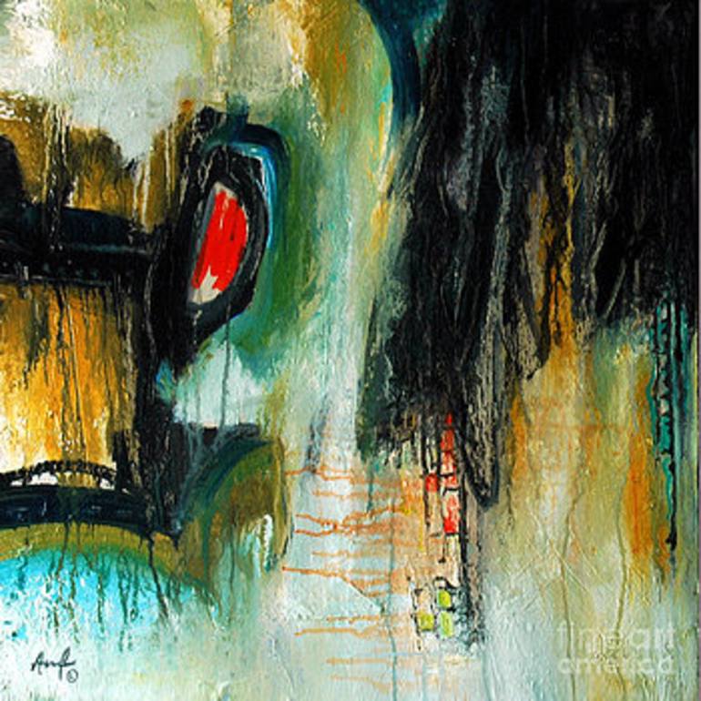 Red Zone Painting by SADEGH AREF | Saatchi Art