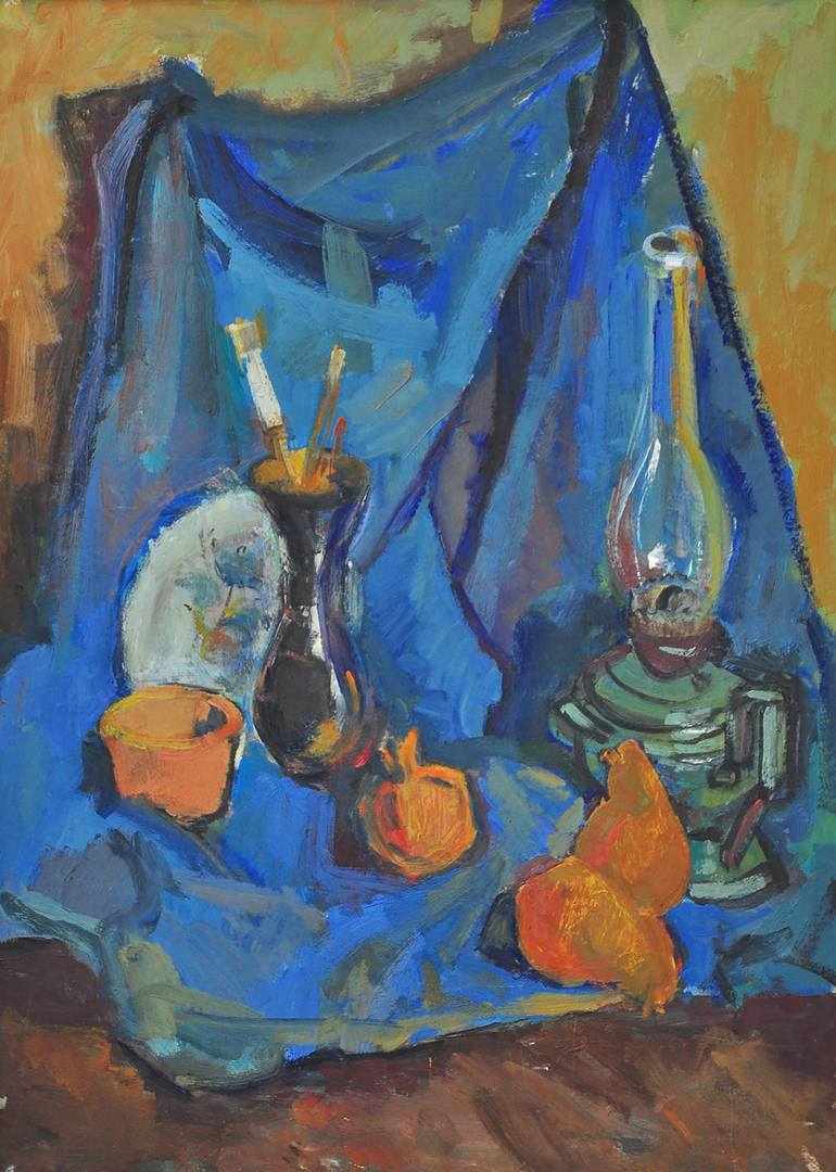 Still Life with pears Painting by Gor Petrosyan | Saatchi Art