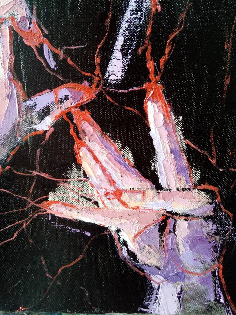 The power fo hands Painting by Chen Xi | Saatchi Art