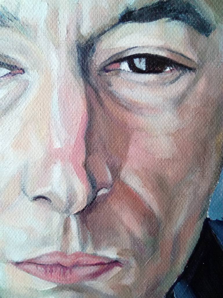 Portrait of man Painting by Chen Xi | Saatchi Art