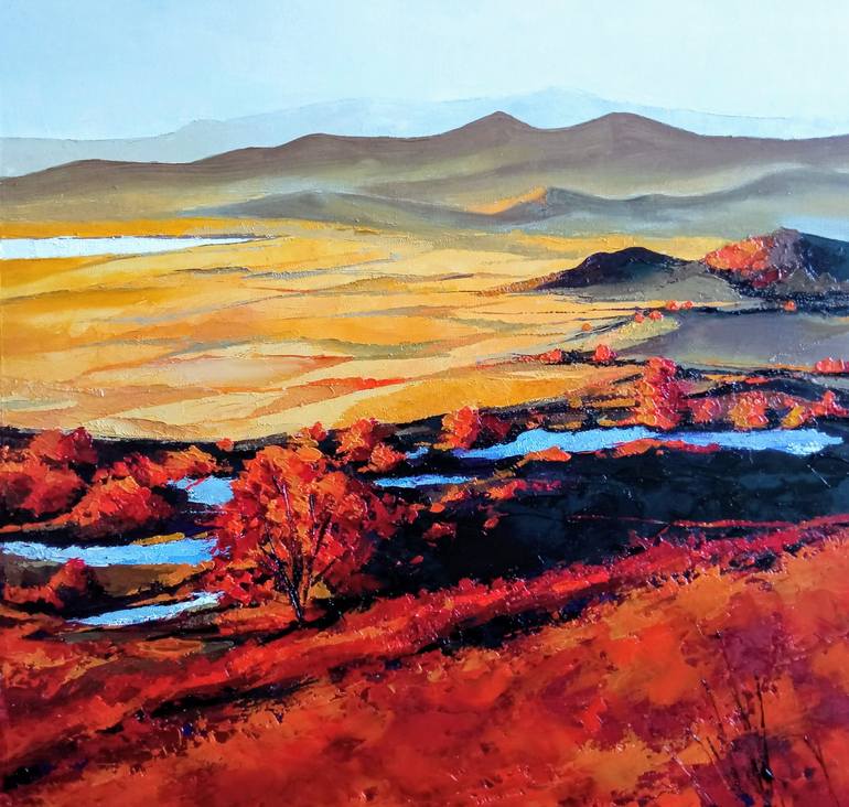 Autumn has come Painting by Chen Xi | Saatchi Art