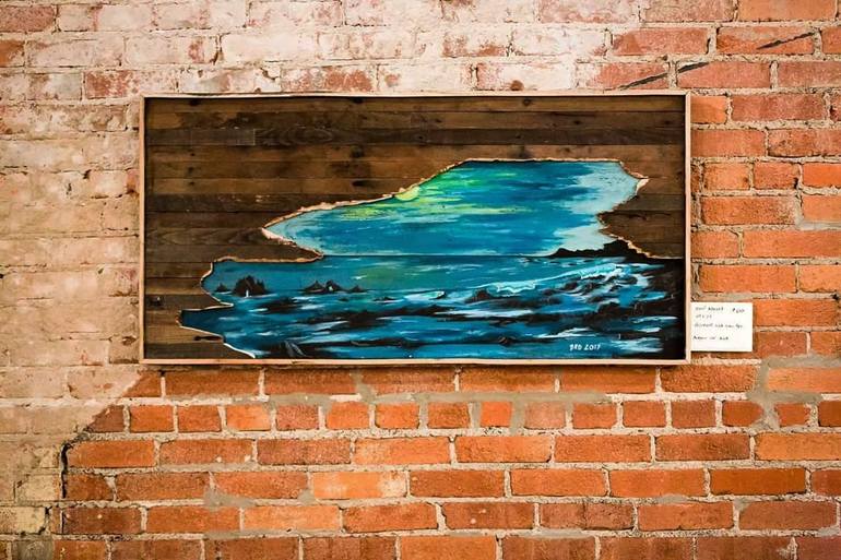 Ship wrecked Painting by Bryan Werling | Saatchi Art
