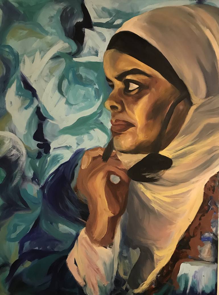 Yasmine Painting by Amanda Predmore | Saatchi Art