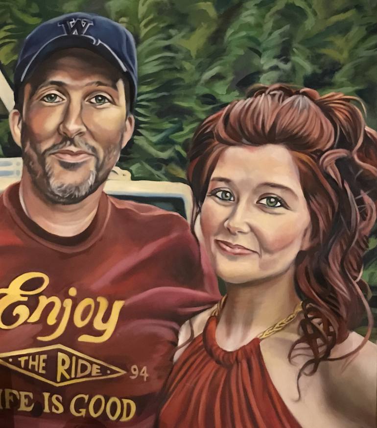 George and Serena Painting by Amanda Predmore | Saatchi Art