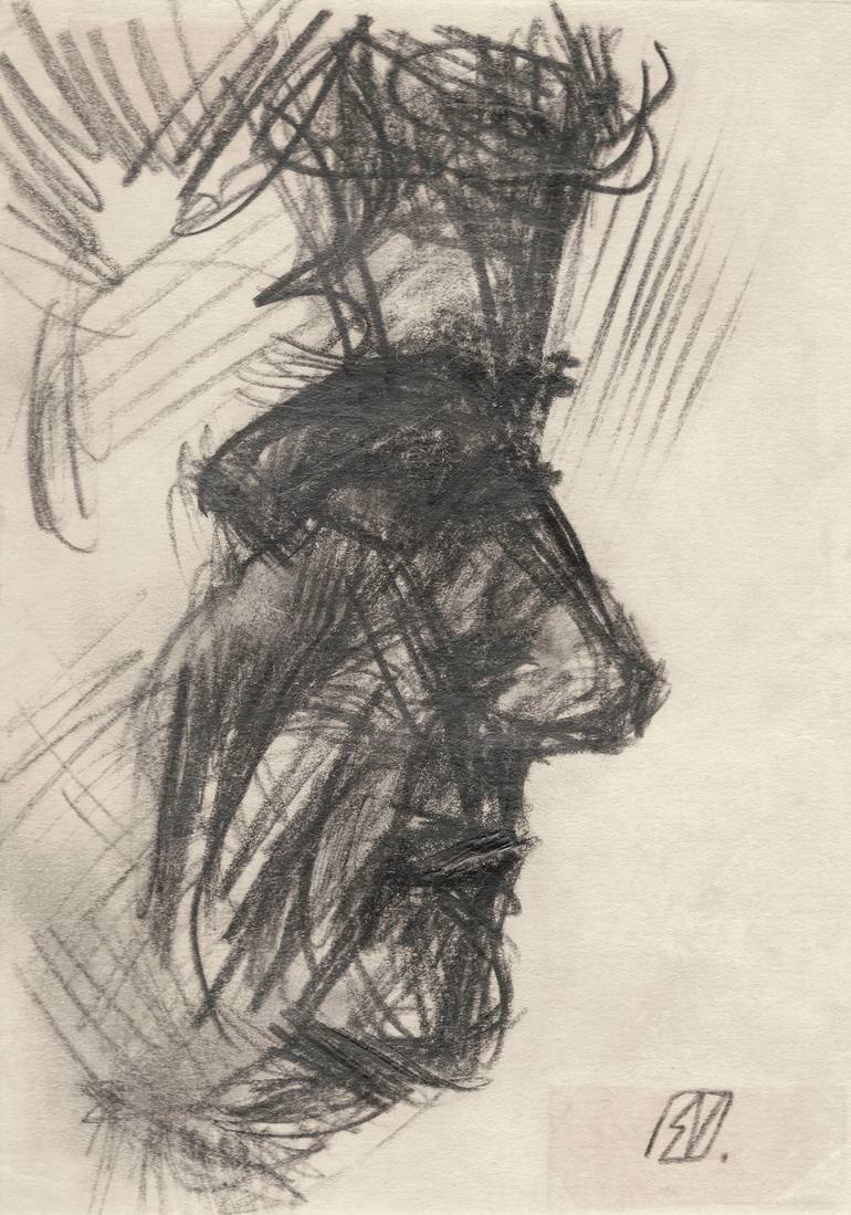 Paul Drawing by Serge Vasilendiuc | Saatchi Art