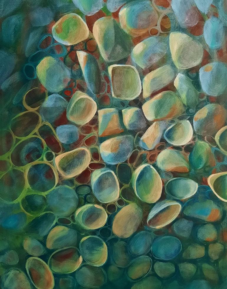 Over Under Sideways Up Painting by Marcia K Hales | Saatchi Art