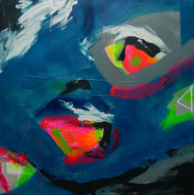 Culture Clash Painting by Emma Ball | Saatchi Art