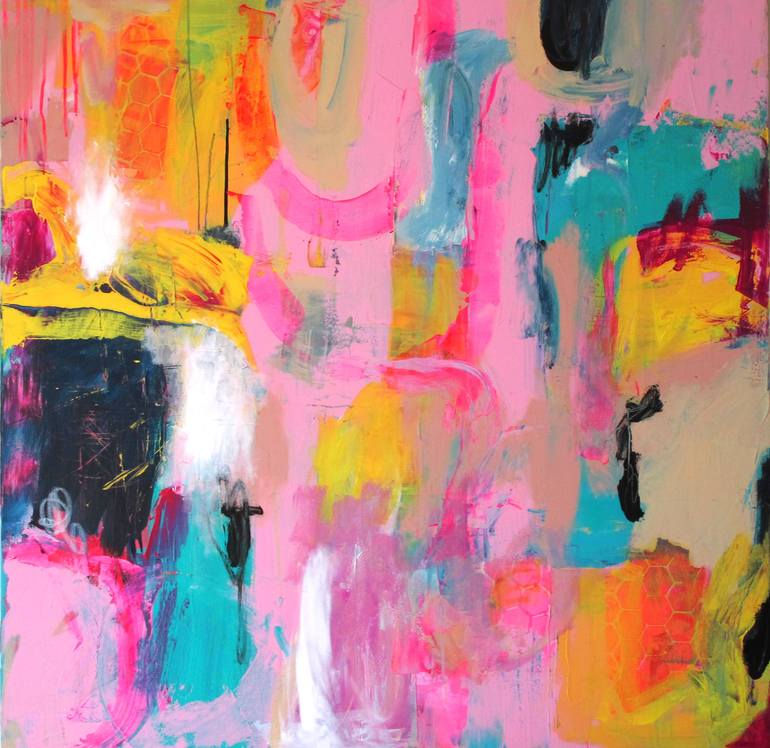 Spring Abstract #301 Painting by Emma Ball | Saatchi Art