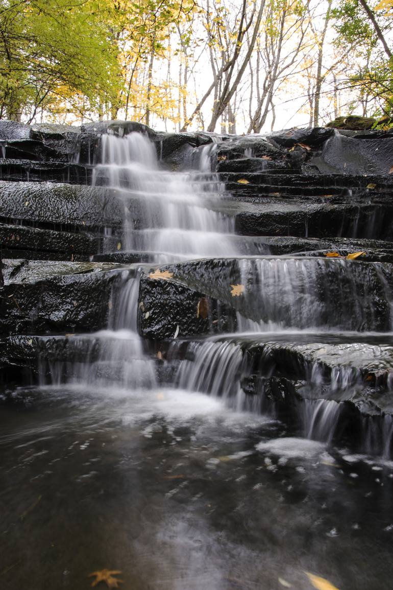 Peaceful Waterfall Photography by Kurt Shaffer | Saatchi Art