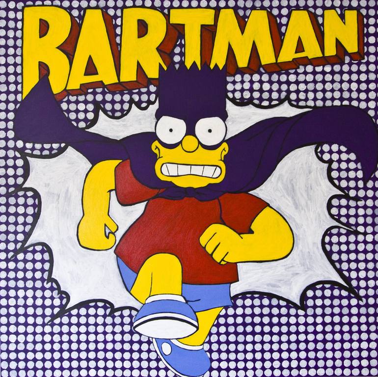 Bartman Painting by Charlie Phoenix | Saatchi Art