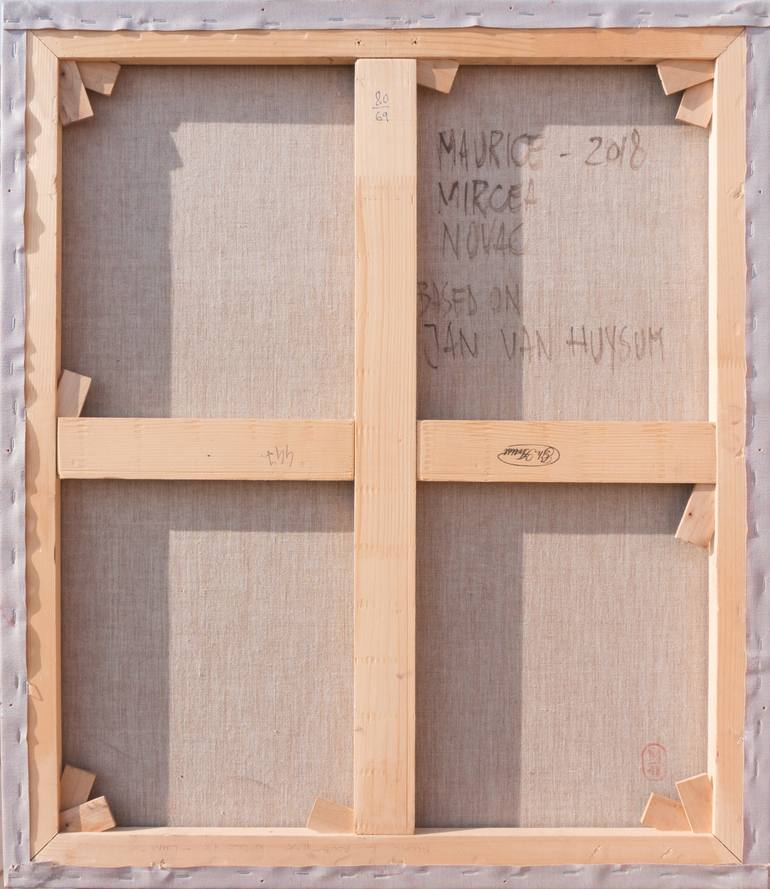 Based on Jan van Huysum Painting by Maurice Mircea Novac | Saatchi Art