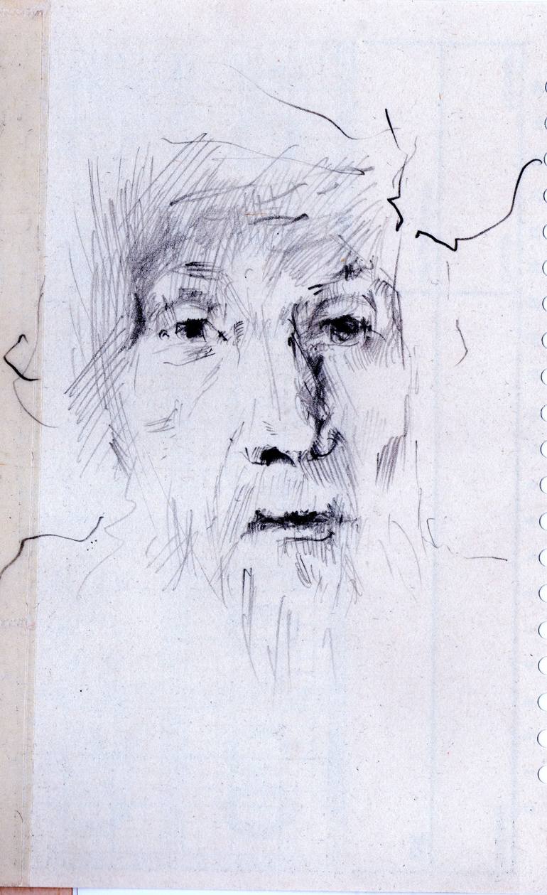 Rembrandt Homage Drawing by Christoph Mueller | Saatchi Art