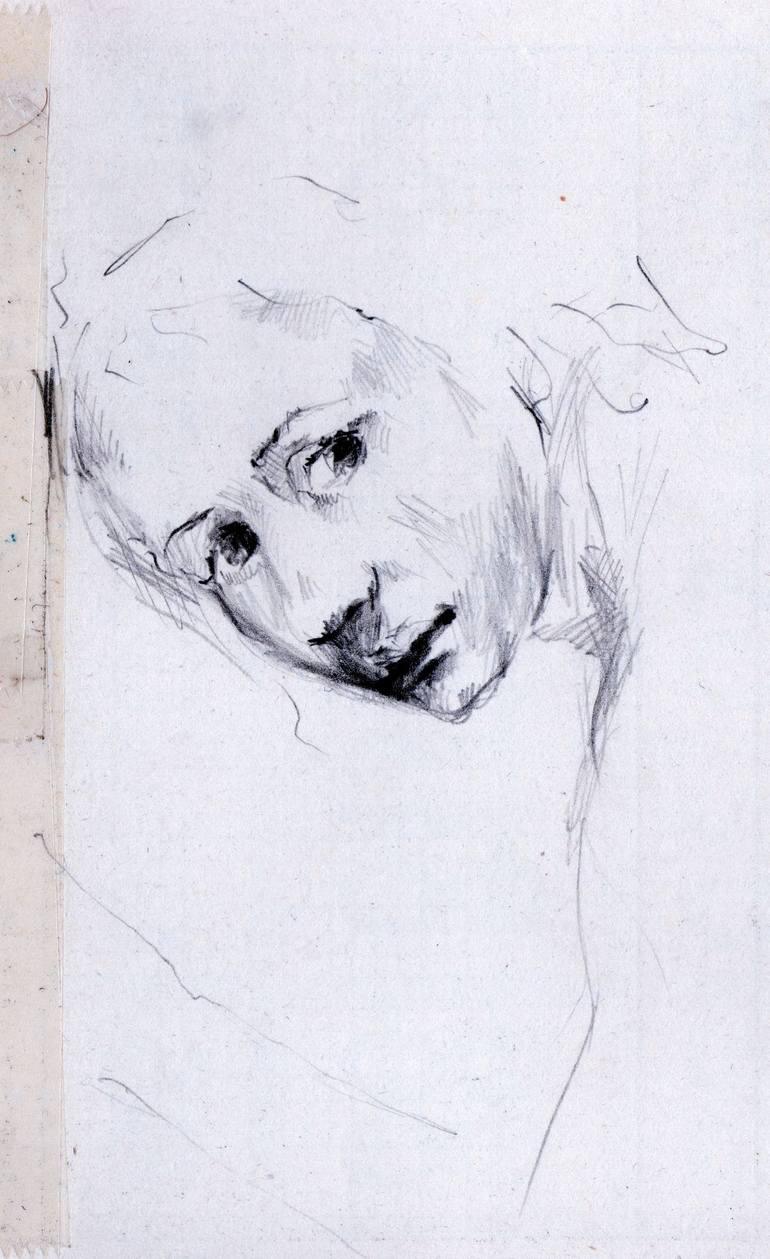 Rembrandt-Homage Drawing by Christoph Mueller | Saatchi Art