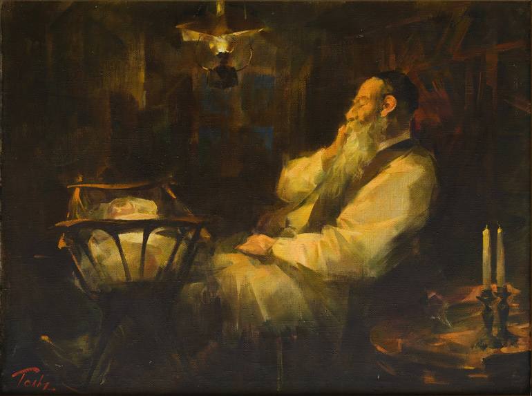 At the Cradle Painting by Herman Gold | Saatchi Art