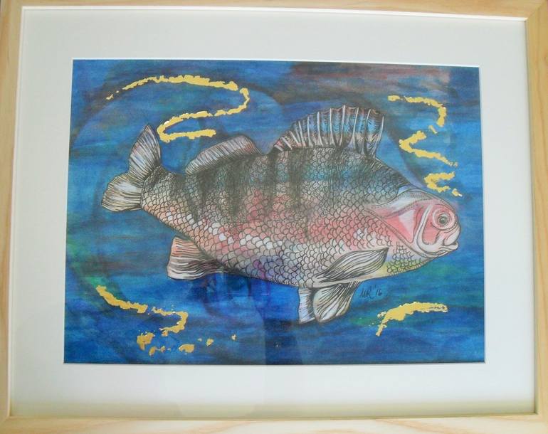 Tench Drawing by Michelle Ranson | Saatchi Art