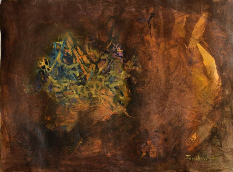 In the Beingness lies the key Painting by Jayshree Savani | Saatchi Art